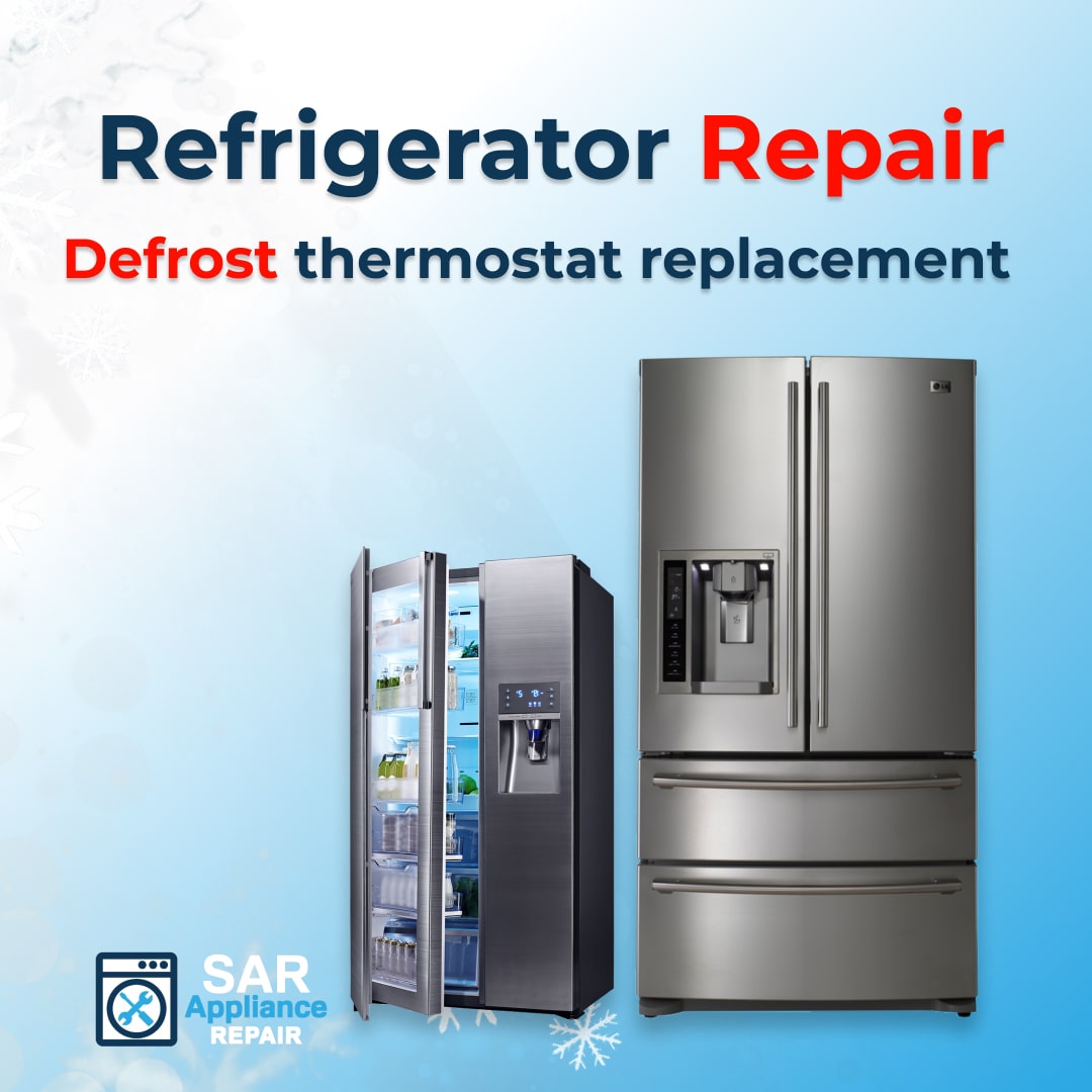 Defrost thermostat replacement - SAR Cooling & Appliance Repair